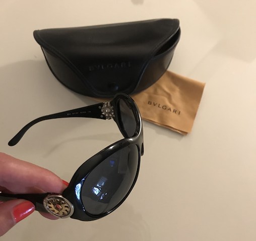 BVLGARI Luxury Black Sunglasses - NOVO