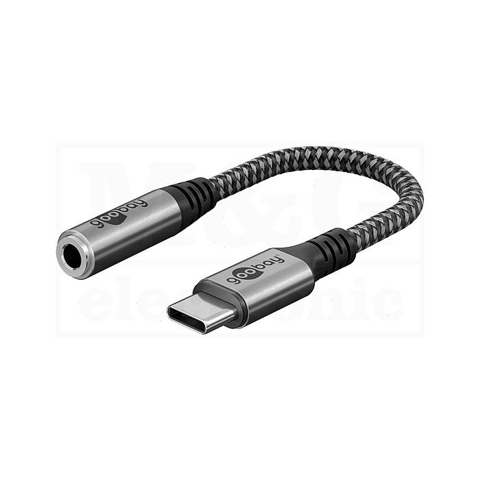 KABL USB C MUŠKI > 3,5 mm ŽENSKI