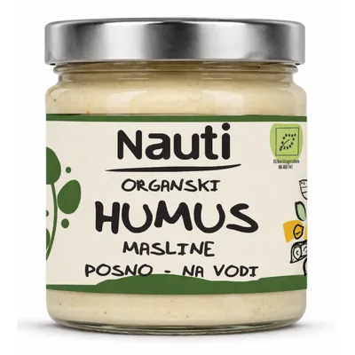 Humus na vodi masline (organski proizvod) 185 g Eurozrno