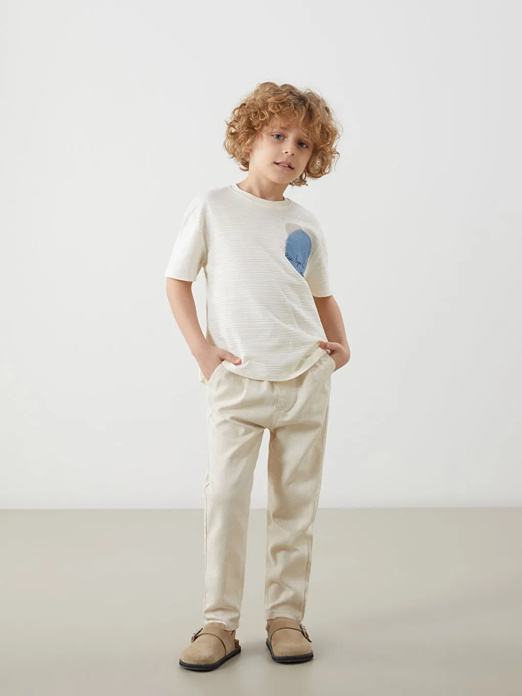 LCW Kids Majica Sa Okruglim Izrezom I Štampom Za Dečake
