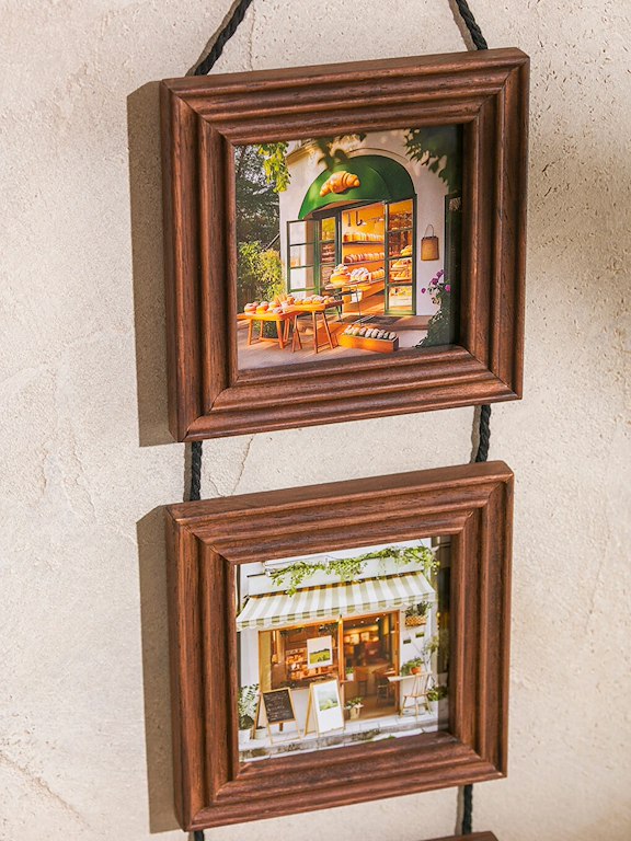 LCW HOME Set Od 3 Drvena Rama Za Fotografije Sa Visećim Konopcem