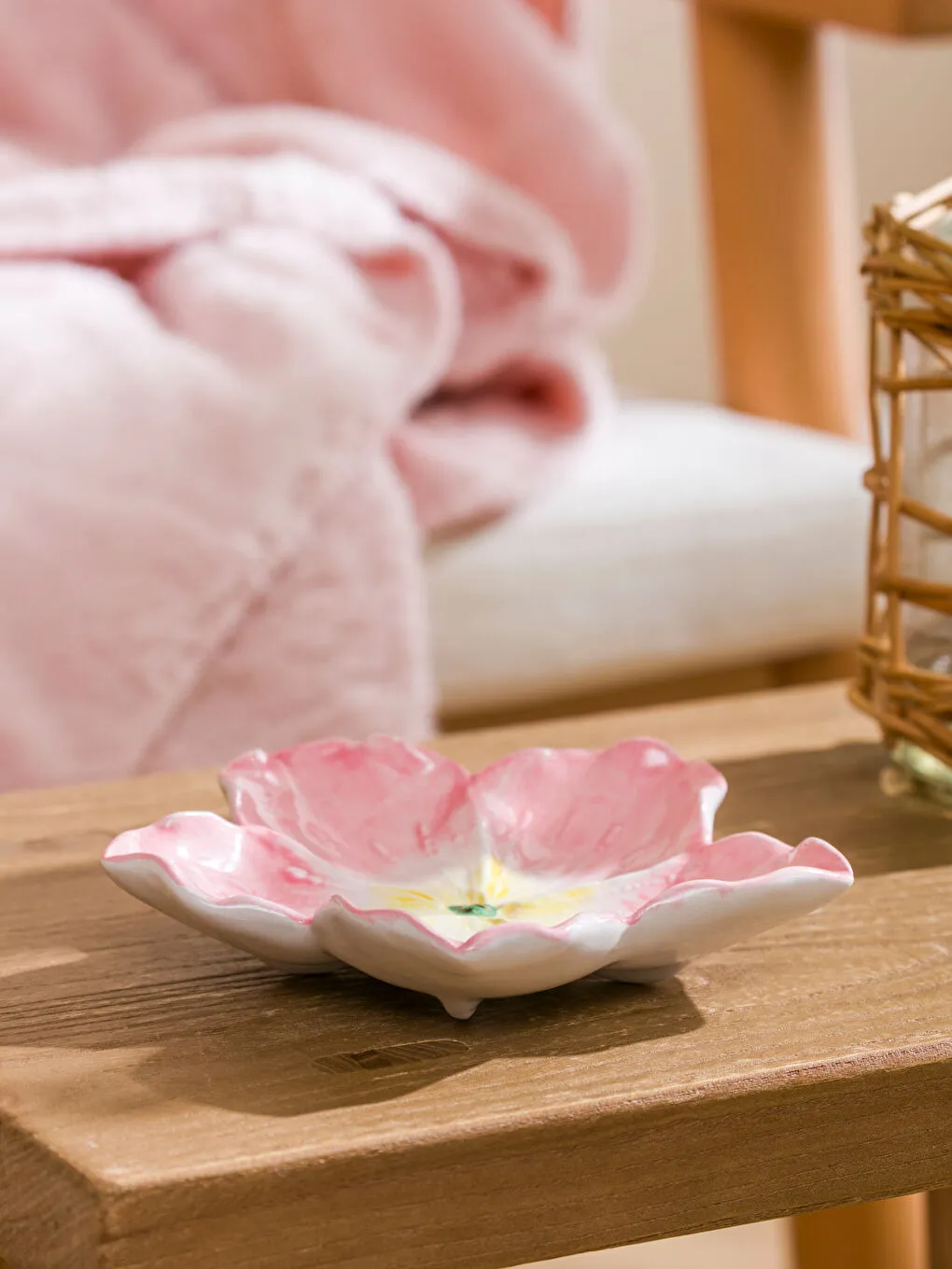 LCW HOME Keramički Tanjir Sa Cvetnim Motivom 14 Cm