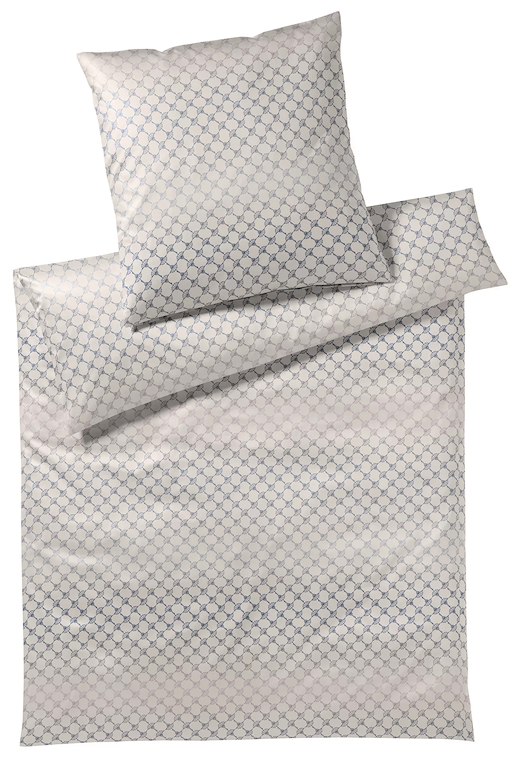 Joop! POSTELJINA CORNFLOWER GLEAM 140/200 cm makosaten antracit, grafitno siva, siva