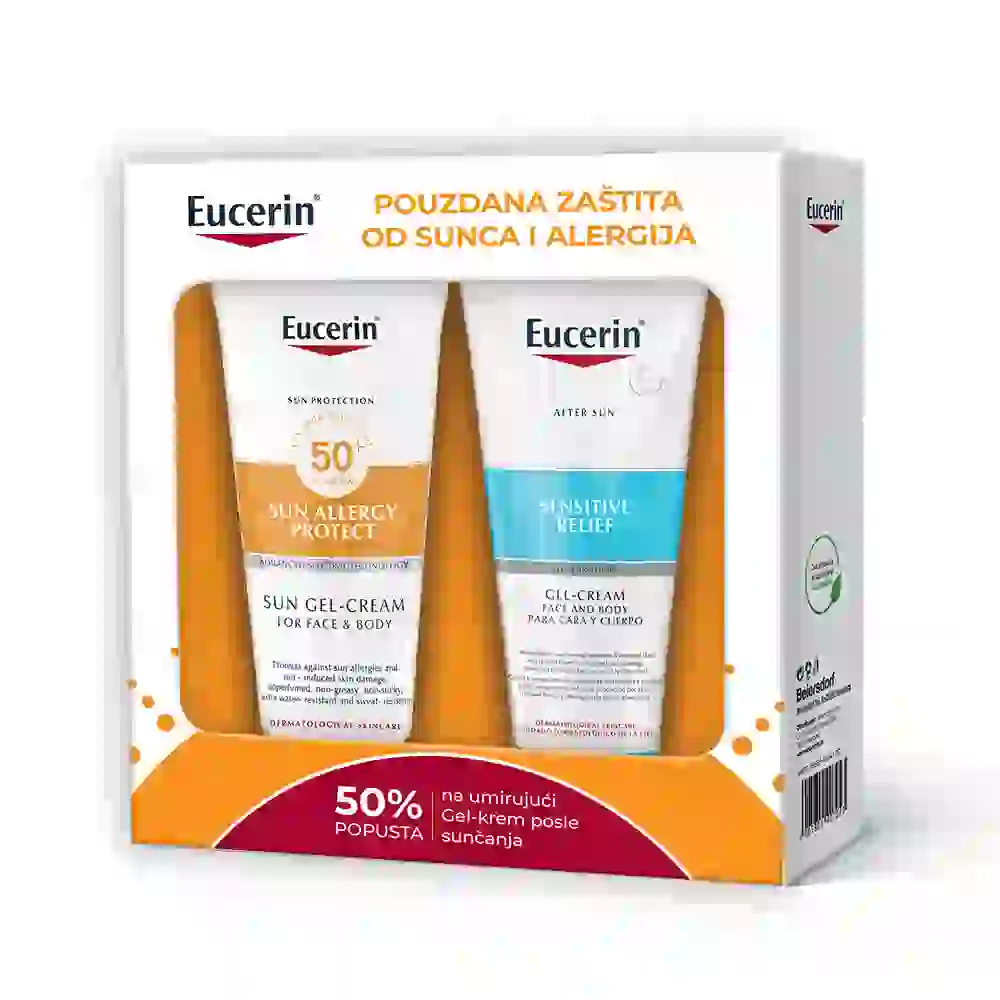 Eucerin Anti-alergijski Gel-krem sunčani set 150ml+200ml