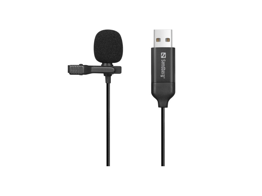 USB streamer mikrofon Sandberg Clip 126-40