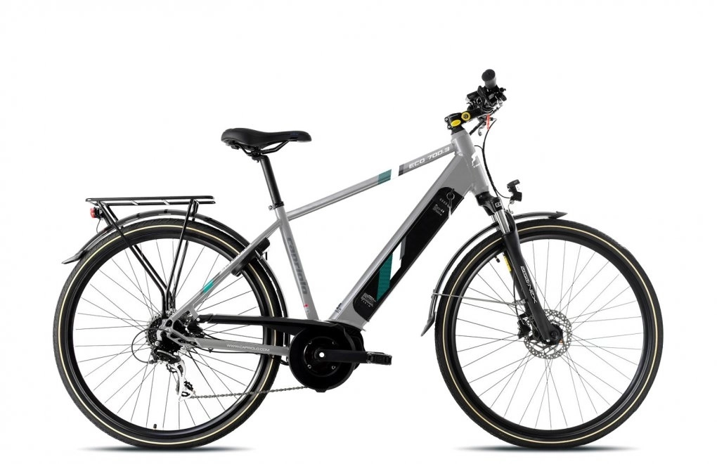 BICIKL CAPRIOLO E-BIKE ECO 700.3 MAN 28" sivo-zeleno
Tabela veličina