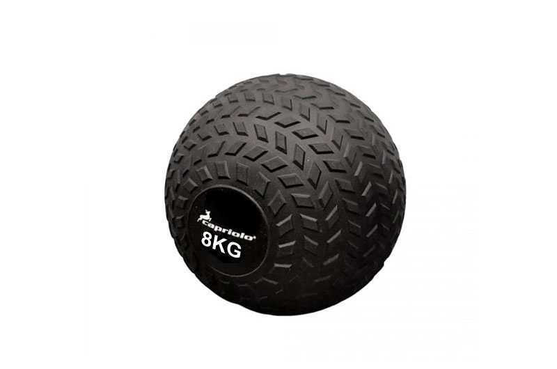 TRENAŽER-LOPTA SLAM BALL 8kg CRNA