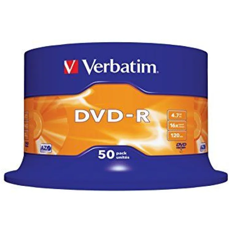 VERBATIM DVD-R 16X 1/50 kom