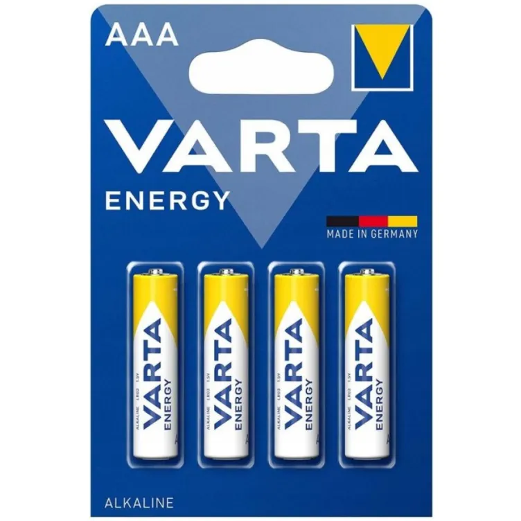 VARTA ENERGY AAA 1.5V LR03 MN2400, PAK4 CK, ALKALNE baterije