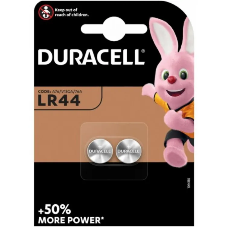 Duracell LR44 1.5 V, PAK2 CK, ALKALNE baterije