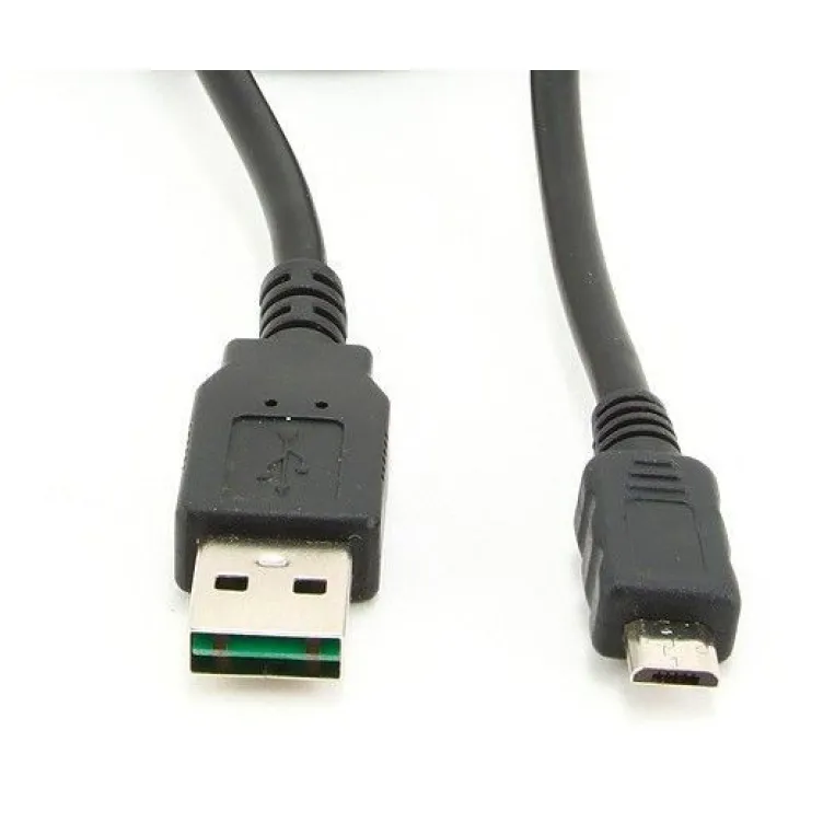 CC-mUSB2D-1M Gembird Double-sided USB 2.0 AM to Micro-USB cable, black, 1 m