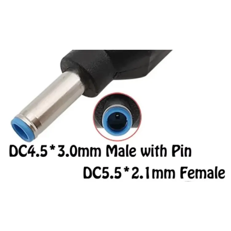 NPC-5.2x2.5mm 4.5x3.0mm DC to DC 20V Connector + PIN BLUE (HP) (prodaje se na komad)