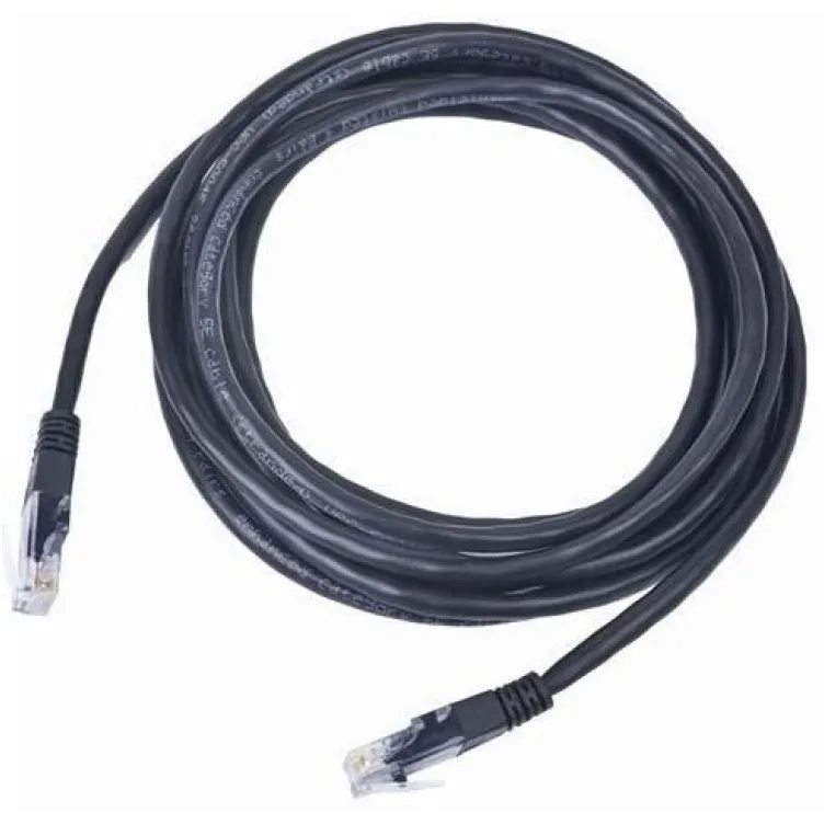 PP12-5M/BK Gembird Mrezni kabl, CAT5e UTP Patch cord 5m black A