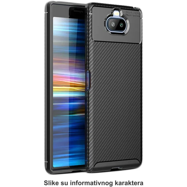 MCTK74-SAMSUNG S20 Ultra * Futrola Carbon Fiber Silicone Black (139)