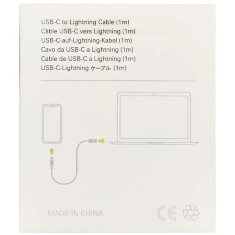 CCP-AMCM-AMLM-1.0M ** Gembird 20W PD kabl USB-C na Lightening 8-pin, USB 3.0, 1m, white (167)