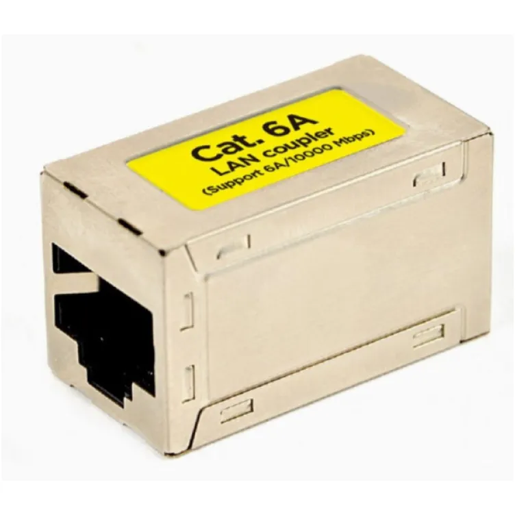 NCA-LC6S-01 Gembird FTP shielded Cat. 6A LAN coupler