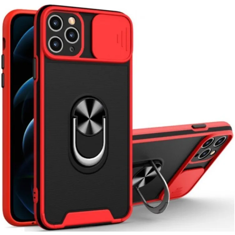 MCTR8-IPHONE 11 Pro * Futrola Magnetic Defender Silicone Red (239)