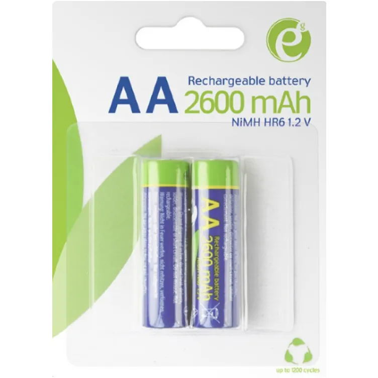 EG-BA-AA26-01 ENERGENIE 2600mAh AA, PAK2 CK, PUNJIVE NiMH baterije (rechargeable)