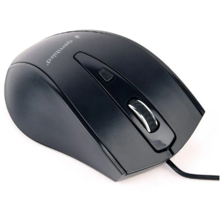 MUS-4B-02 Gembird Opticki mis 800-1200Dpi 4-button black 115mm USB
