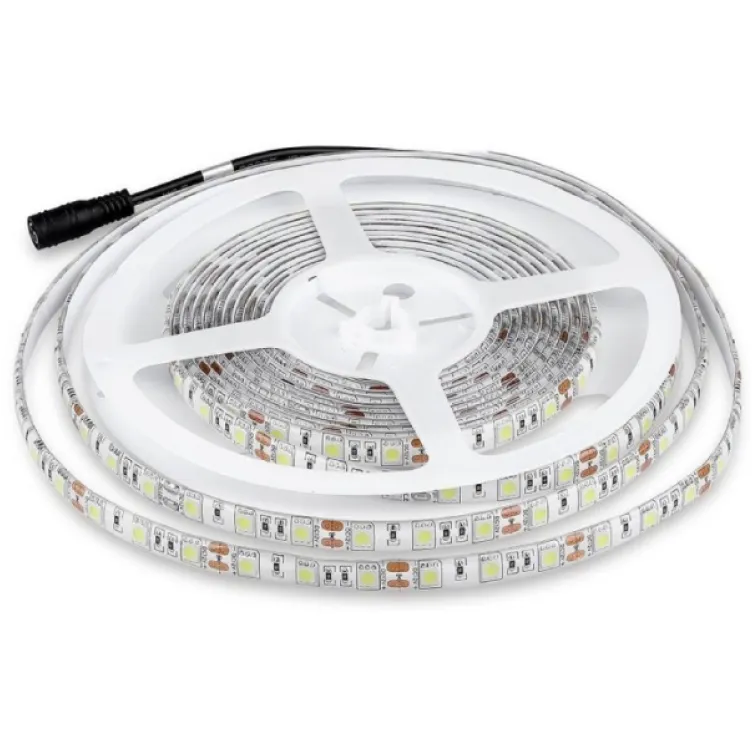 V-TAC LED TRAKA 5050 60LED, 10W, 12V, 3000K, IP65, SKU-2149