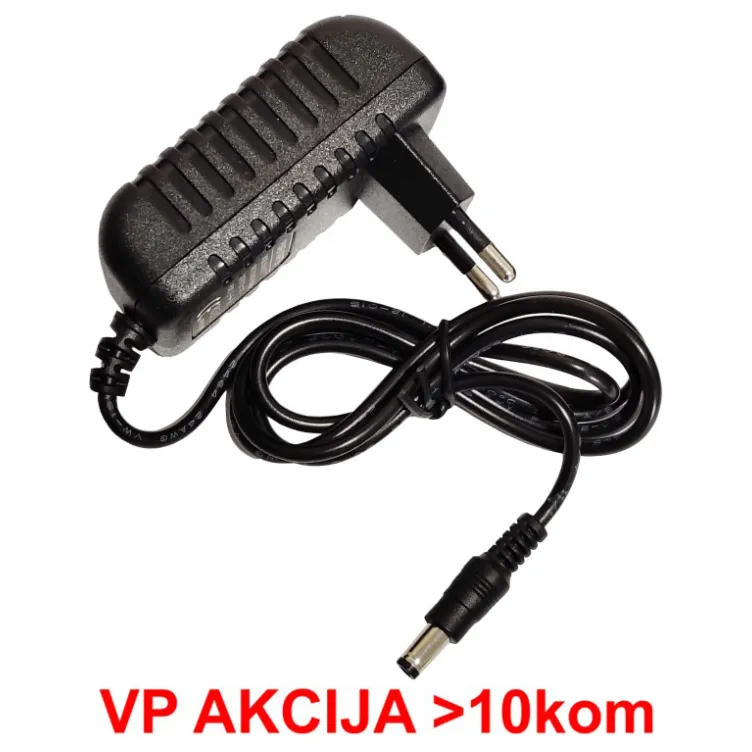 NPA-AC45** Gembird punjac 12v/1A 12W, 1m kabl, Coper napajanje, DC 5.5x2.1mm CE(alt.npa-ac91 223)