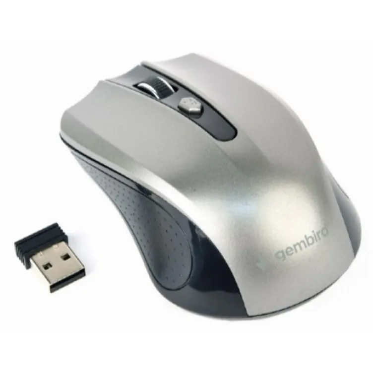 MUSW-4B-04-BG Gembird Bezicni mis 2,4GHz opticki USB 800-1600Dpi black/spacegrey 99mm.