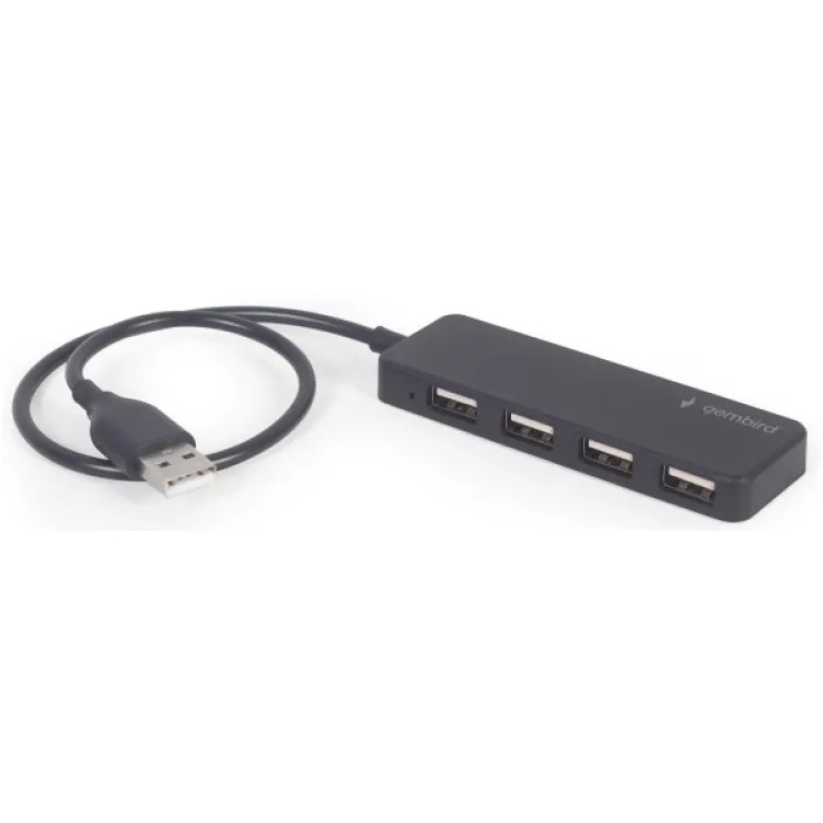 UHB-CM-U2P4-01 Gembird 4-port USB Type-C HUB, black