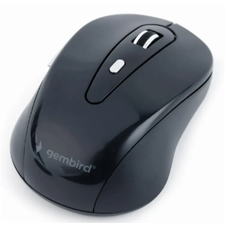 MUSW-6B-01 ** Gembird Bezicni mis 2,4GHz opticki USB 800-1600Dpi black 95mm (339)