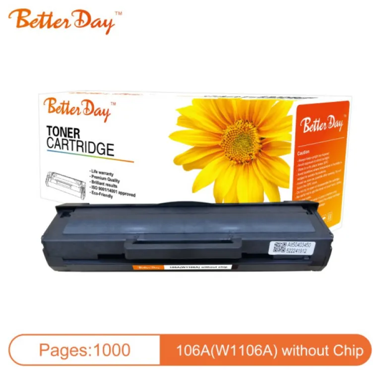 Toner BetterDay W1106A, * 106A 107/135 zam. kaseta za HP 1k (bez cipa) (426) FO