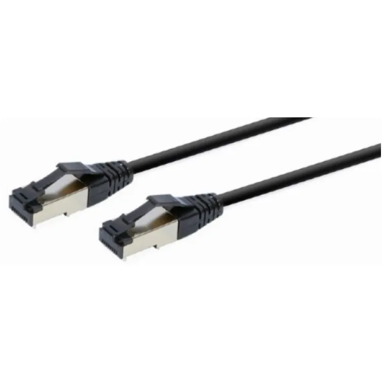 PP8-LSZHCU-BK-5M Gembird Mrezni kabl S/FTP Cat.8 LSZH patch cord, black 5m