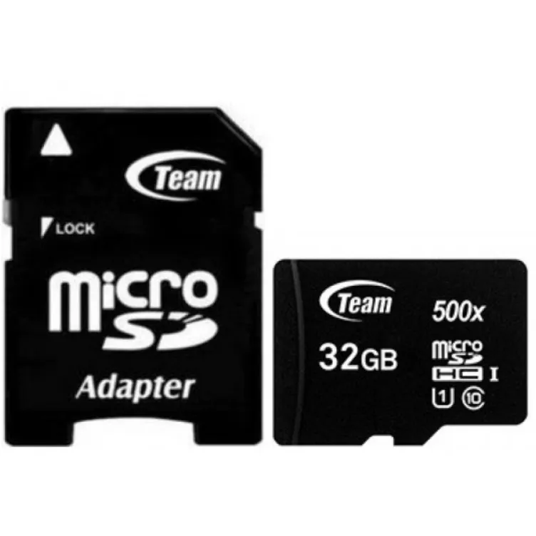 TeamGroup MICRO SDHC 32GB 100/20MB/s UHS-I U1 C10 +SD Adapter TUSDH32GCL10U03