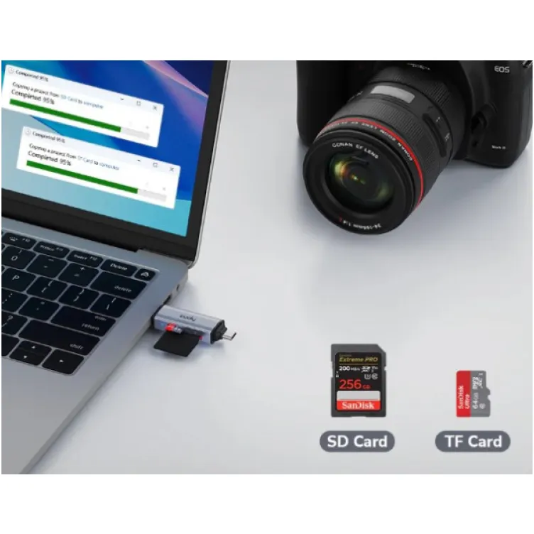 Cudy UH200 2-in-1 USB 3.0 Card Reader (alt.A-CM-COMBO8-06)