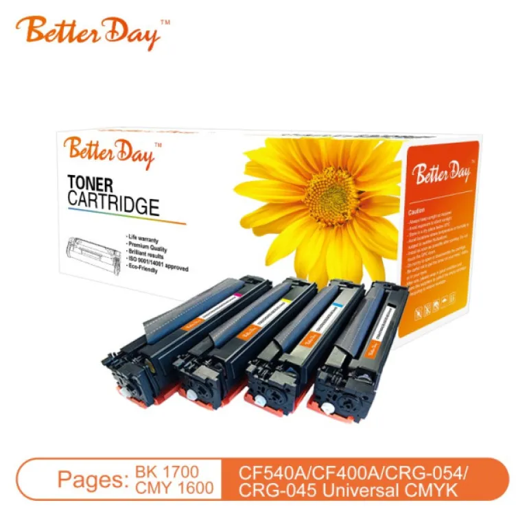 Toner BetterDay * CF541A/CRG-054/CF401A/CRG-045 zam. kaseta za HP Cyan 1.6k