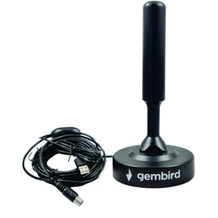 GMB-533USB **Gembird Antena sobna/spoljna sa pojacalom, UHF, dobit 21dB, visina 15cm, USB, 5m (479)