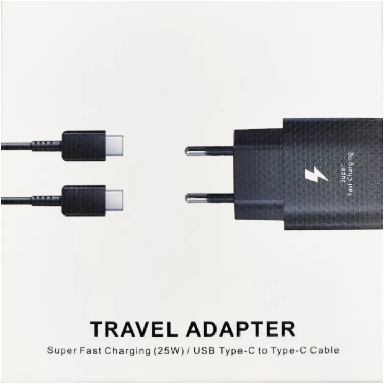 NPA-AC43 ** Gembird brzi Punjac 25W USB-C + kabl USB-C na USB-C 5V/3A, 9V/2,2A (new v8.23, 479)