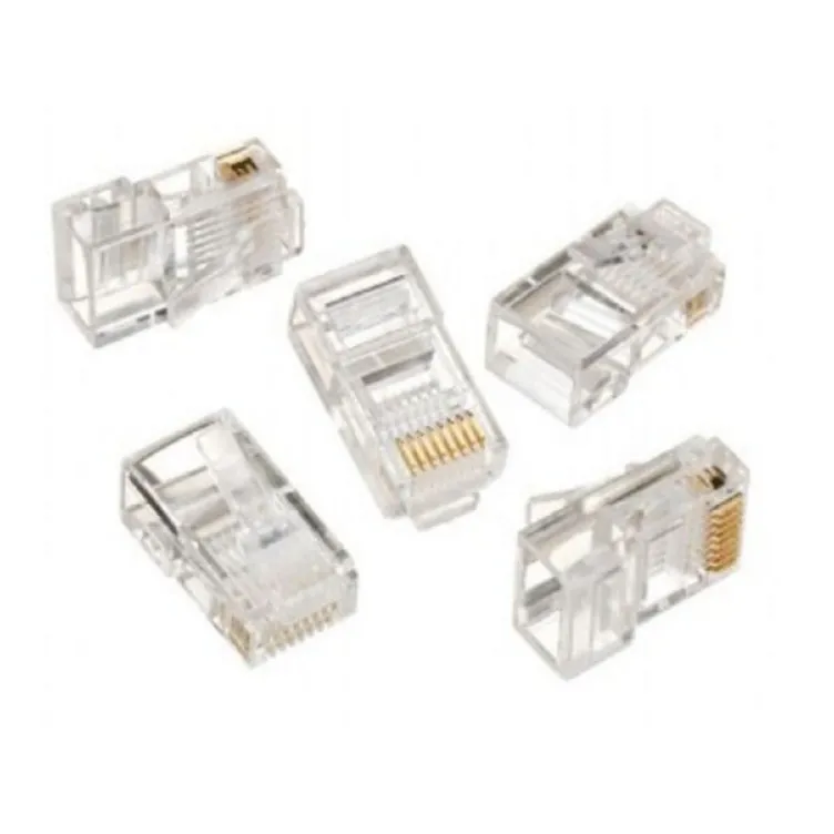 LC-8P8C-001/100 Modular plug RJ45 8P8C 30u CAT5 UTP gold plated,100 u pakovanju / CENA PO PAKOVANJU