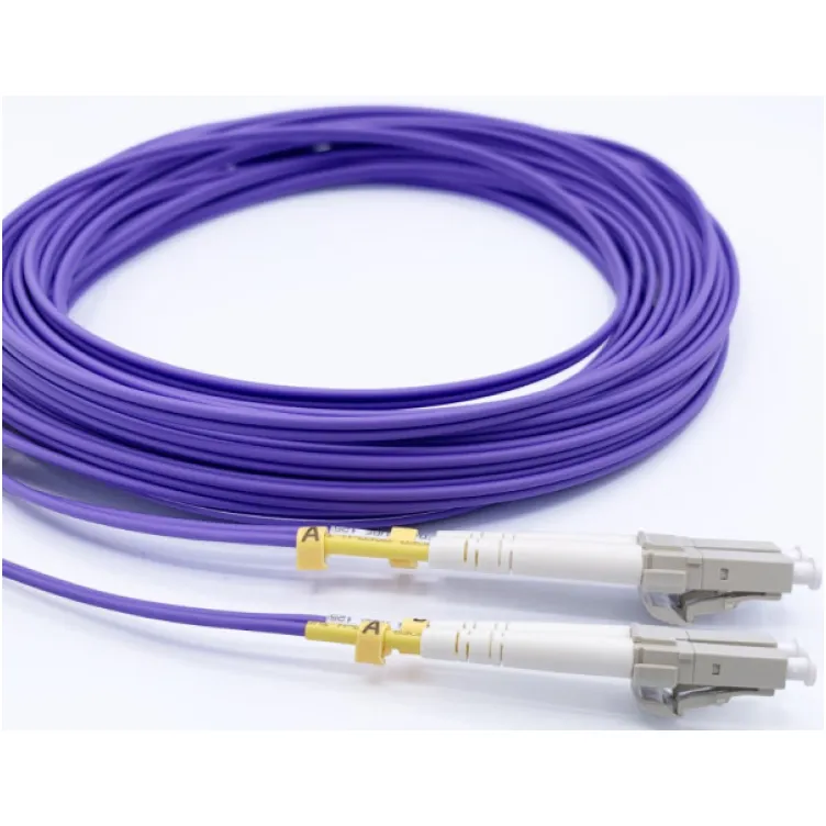 FO LC/UPC - LC/UPC MM 2M OM4 DX Purple