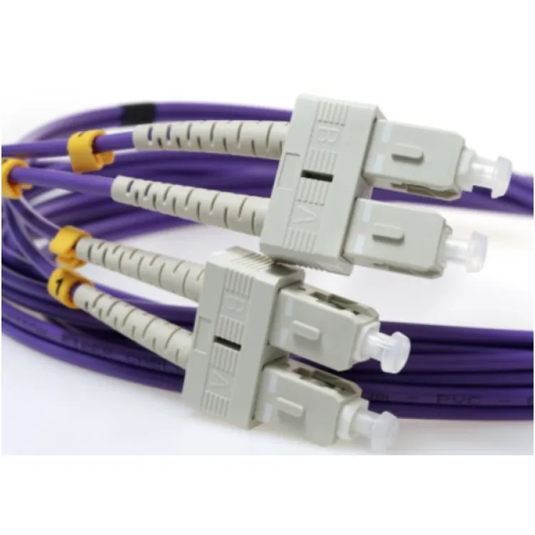 FO SC/UPC - SC/UPC MM 3M OM4 DX Purple