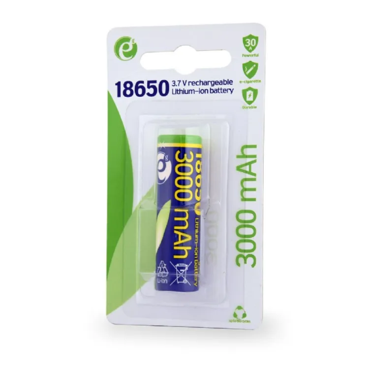 EG-BA-18650-10C/3000 ENERGENIE Lithium-ion 18650 baterija (10C), 3000 mAh