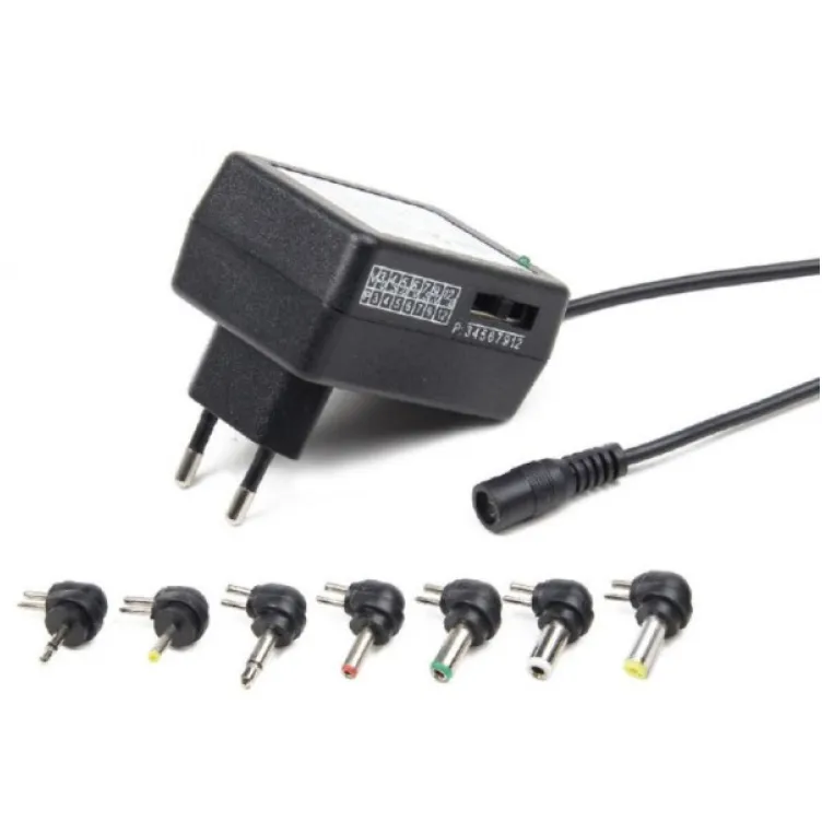 EG-MC-009 Gembird 24W Univerzalni AC-DC adapter 220V/24W na 3,4.5,5,6,7.5,9,12V 2A max