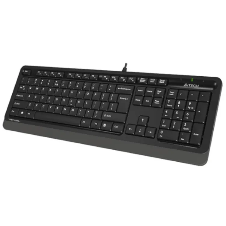 A4-FK10 US GREY A4Tech Fstyler Multimedia comfort tastatura, FN funkcije, vodootp. US-LAYOUT, USB