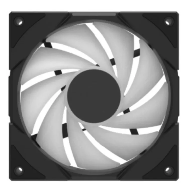 DeepCool CG580 FAN BK R (BULK) Ventilator za kuciste 120x120x25mm ARGB, 1,300 RPM,Black Reverzibilni