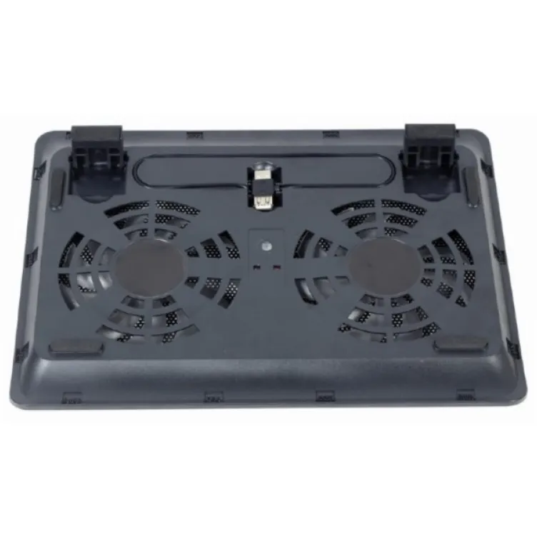 NBS-2F15-05 Gembird hladnjak za laptop, 15.6 2x125mm Fan, USB, 340x250mm, Ergo Stand