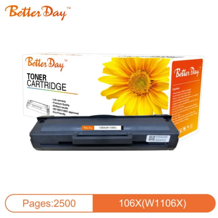 Toner BetterDay W1106X, 107/135 zam. kaseta za HP 2.5k (sa cipom)