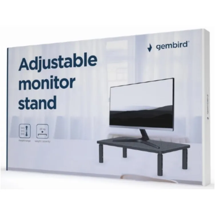 MS-TABLE-01 Gembird Podesivo postolje za monitor 370x235x120mm