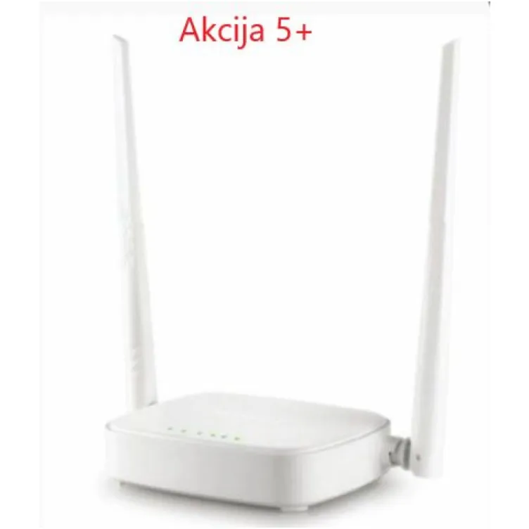 Tenda N301 Wireless N300 Ruter, WISP/univ. repeater/WDS-bridge/AP/WPS, 3L/1W 2x5dB(alt:WR300)**(829)