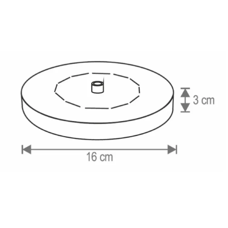 Baštenska plutajuca fontana SWF02 sa solarnim napajanjem 160x30mm