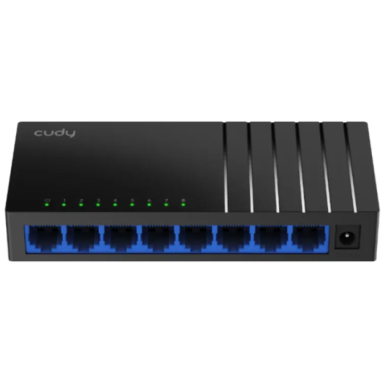 Cudy GS108D 8-Port Gbit desktop Switch, 8x RJ45 10/100/1000 (Alt.PFS3008-8GT-L)