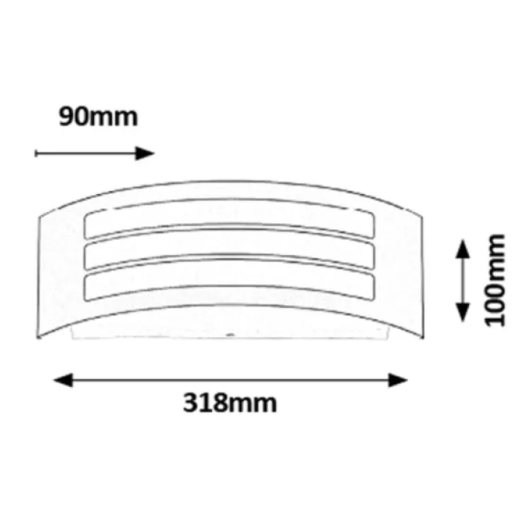 Roma spoljna E27 max14W sivo IP44 (8776)