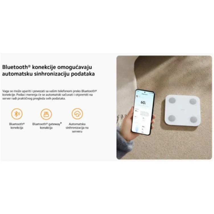 XIAOMI Mi Smart Scale S200 (White) BHR9230GL Pametna vaga